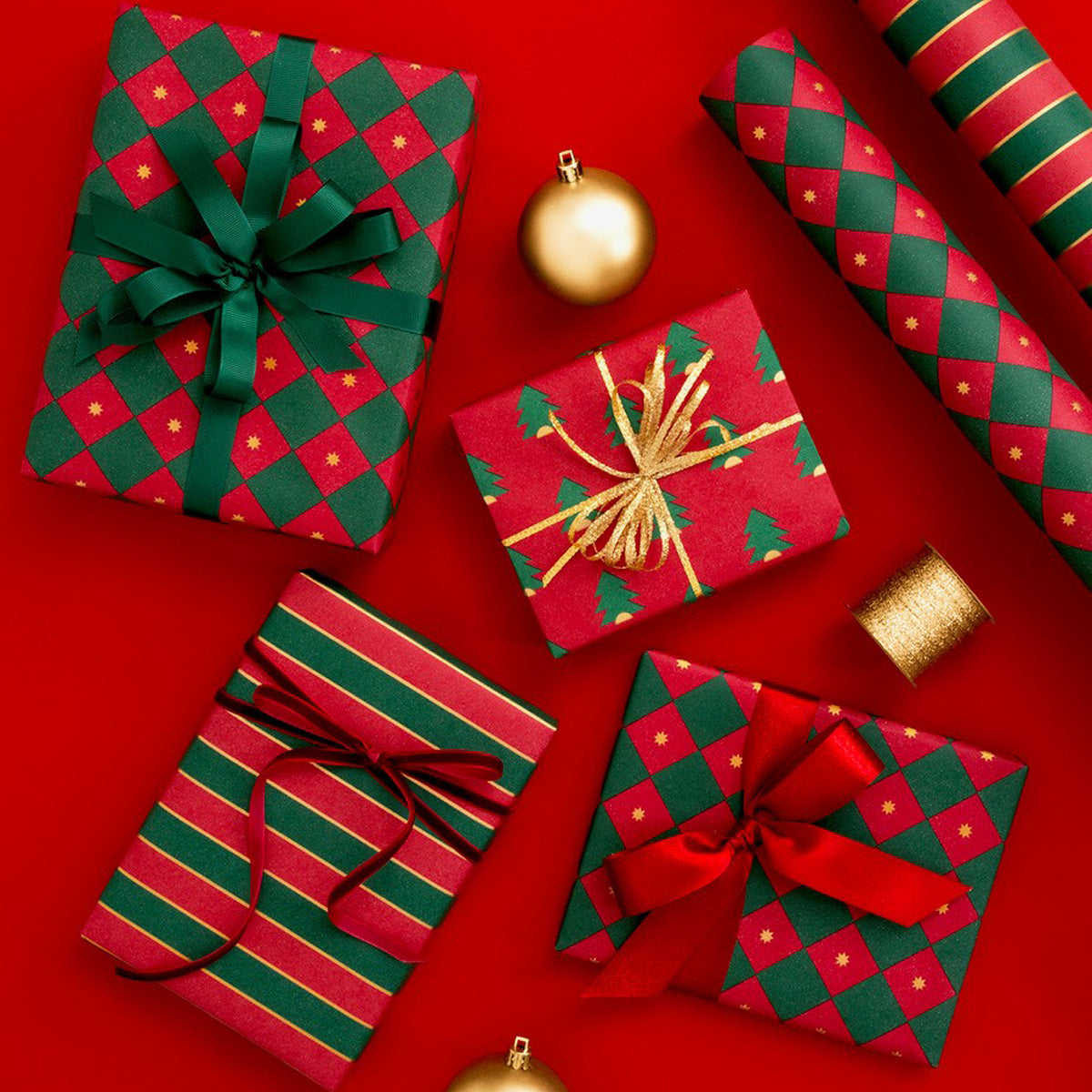 Damier - Premium Christmas Wrapping Paper – Emballage