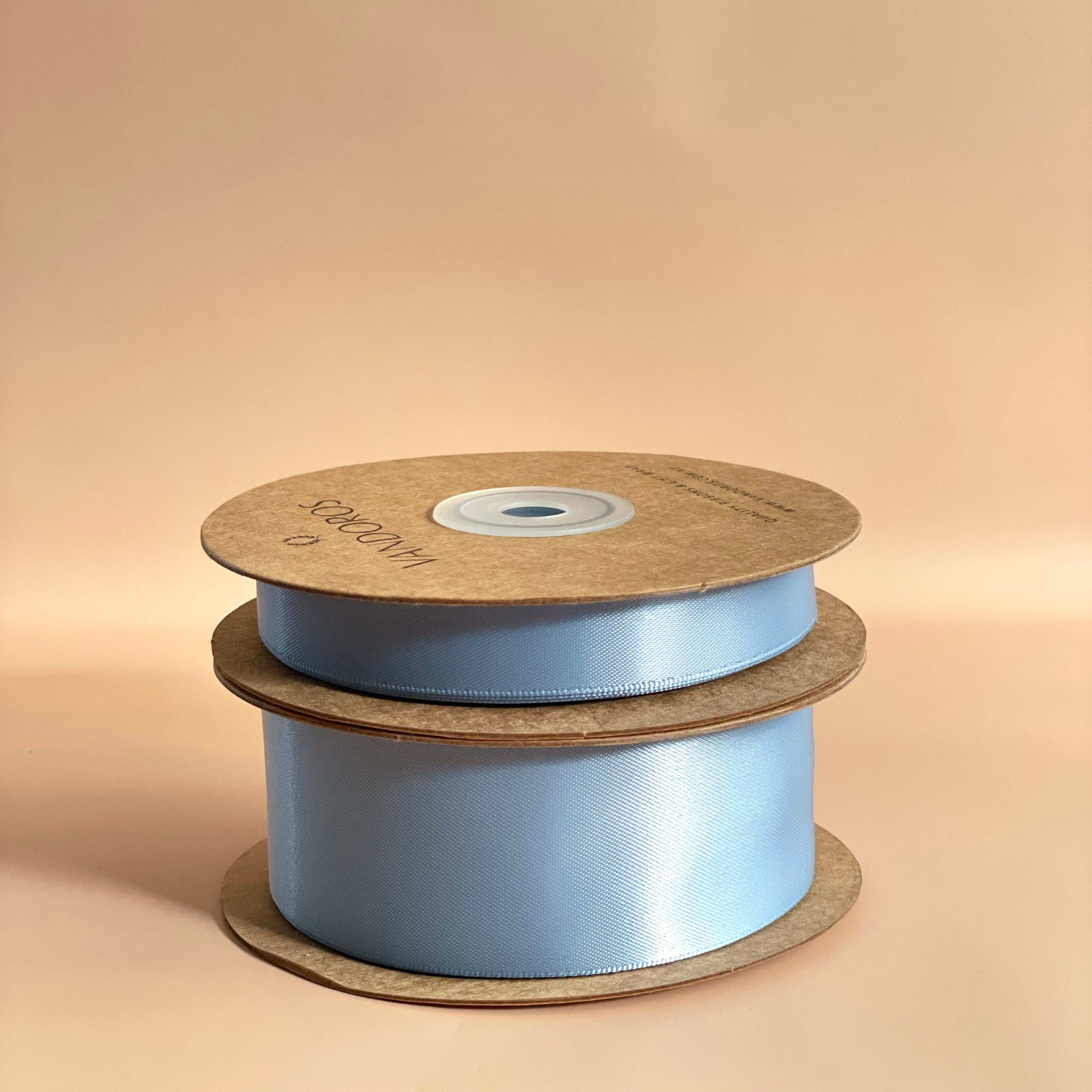 Double Satin Ribbon - French Blue – Emballage